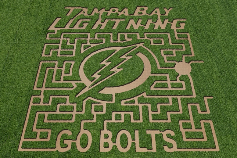 Come see the Lightning-themed corn maze in Hernando | wtsp.com