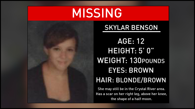 MISSING: Skylar Benson | wtsp.com