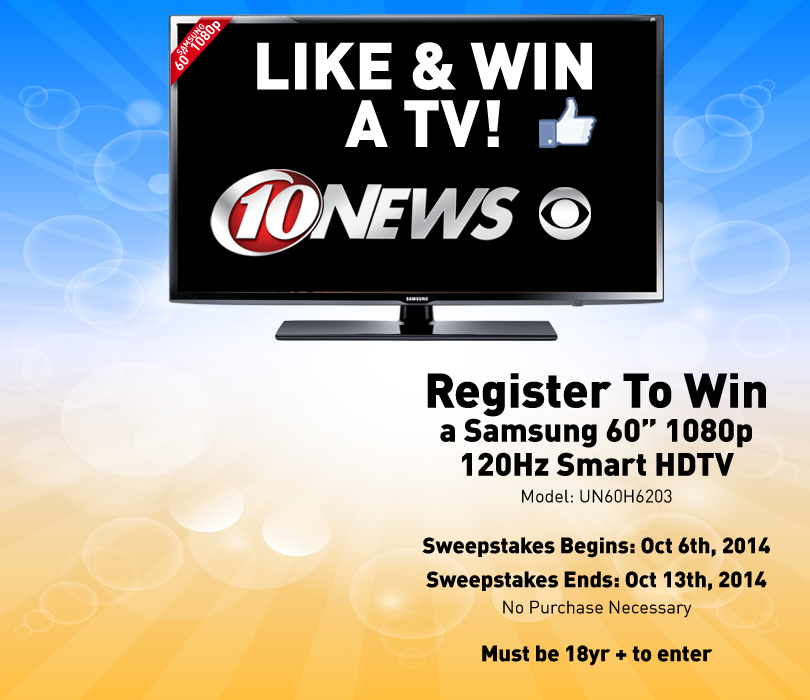 Win a big-screen TV from 10 News! | wtsp.com