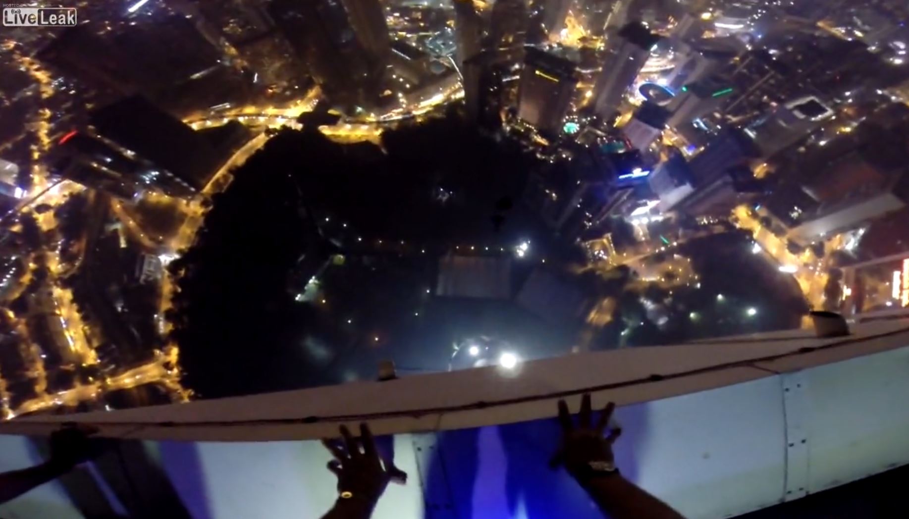 WATCH: Base jumpers crash pool party | wtsp.com