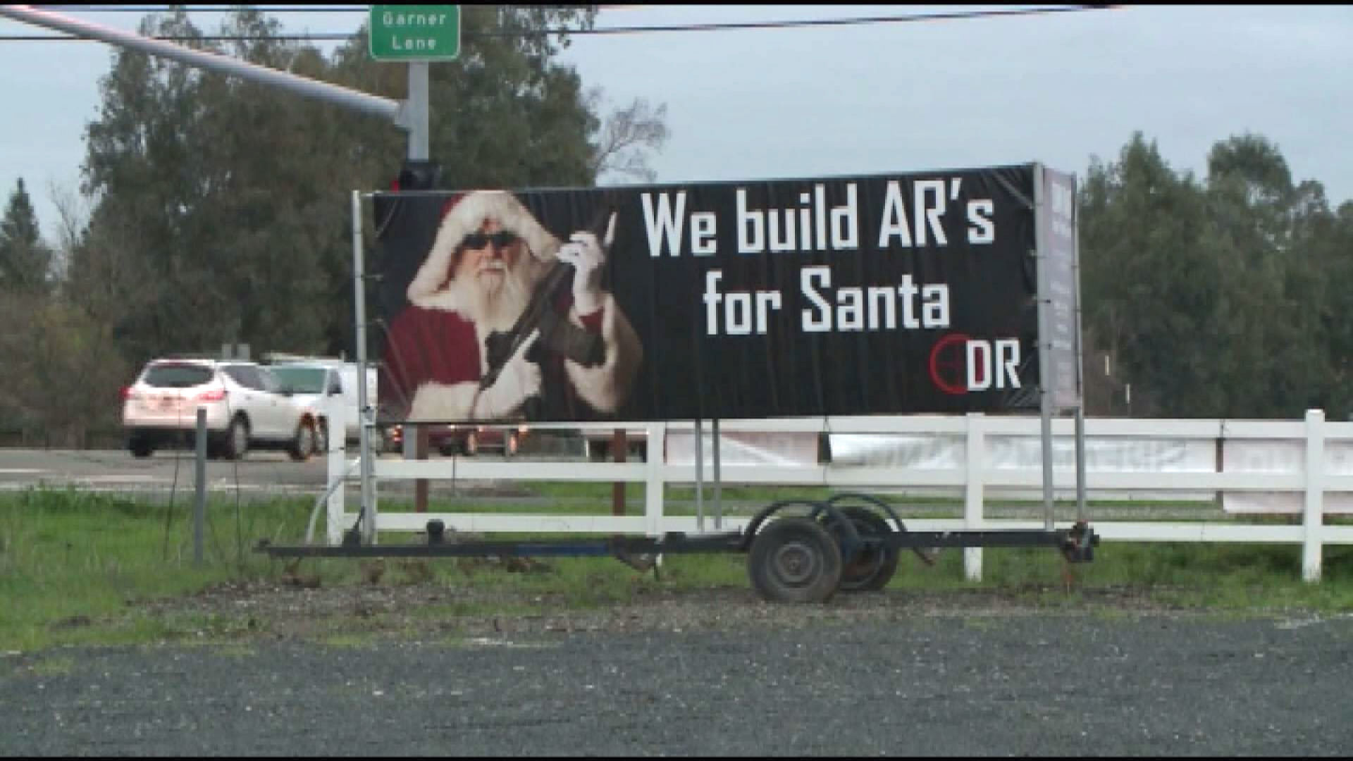 Gun-toting Santa spotted on Calif. billboard | wtsp.com