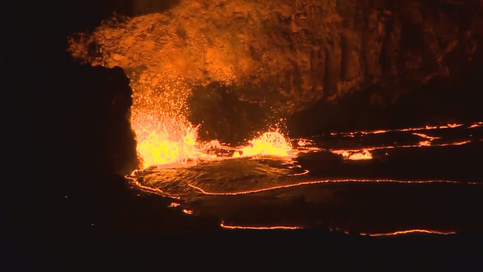 Video shows lava lake on Hawaii's volcano overflowing | wtsp.com