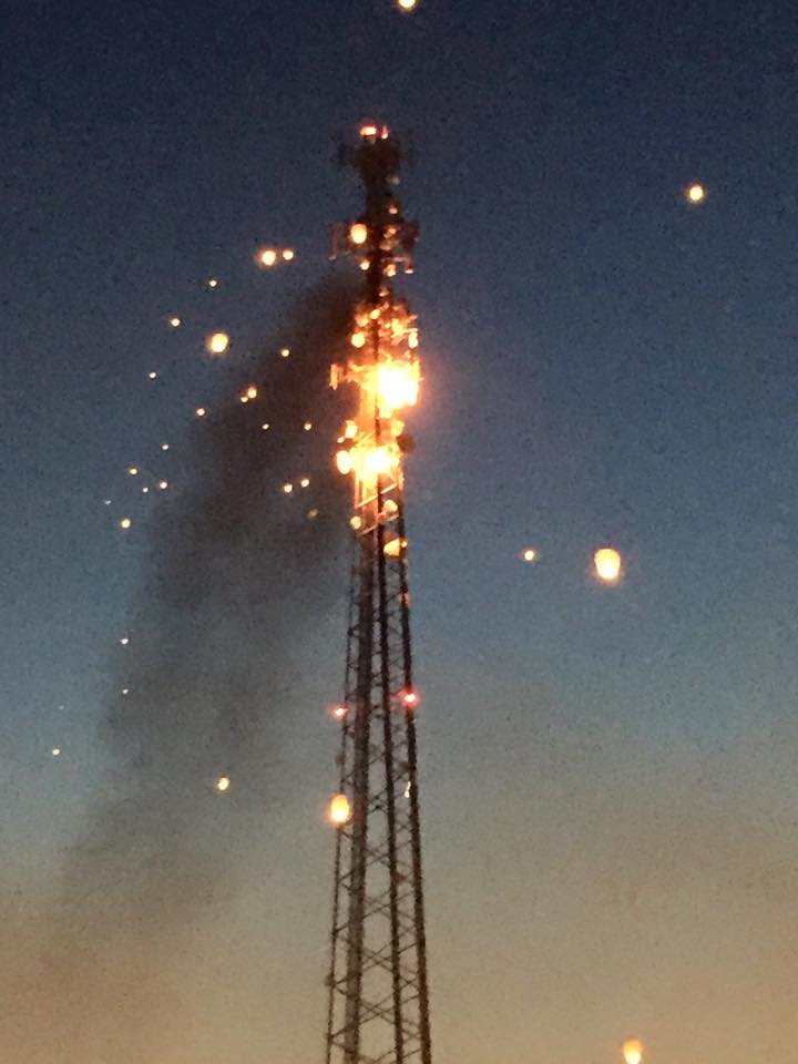 Lanterns reportedly ignite North Carolina cellphone tower | wtsp.com