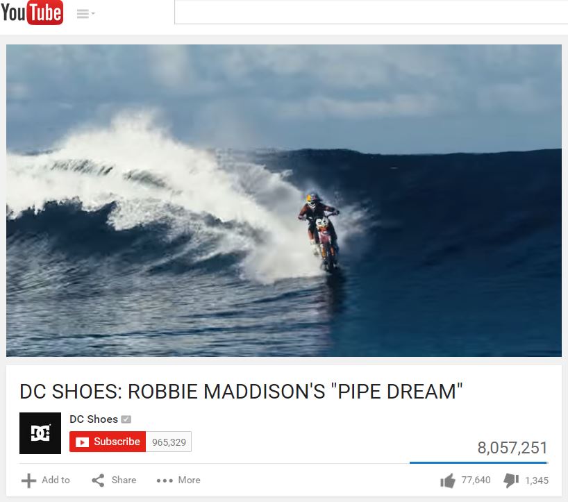 Watch: Stuntman surfs on motorbike | wtsp.com