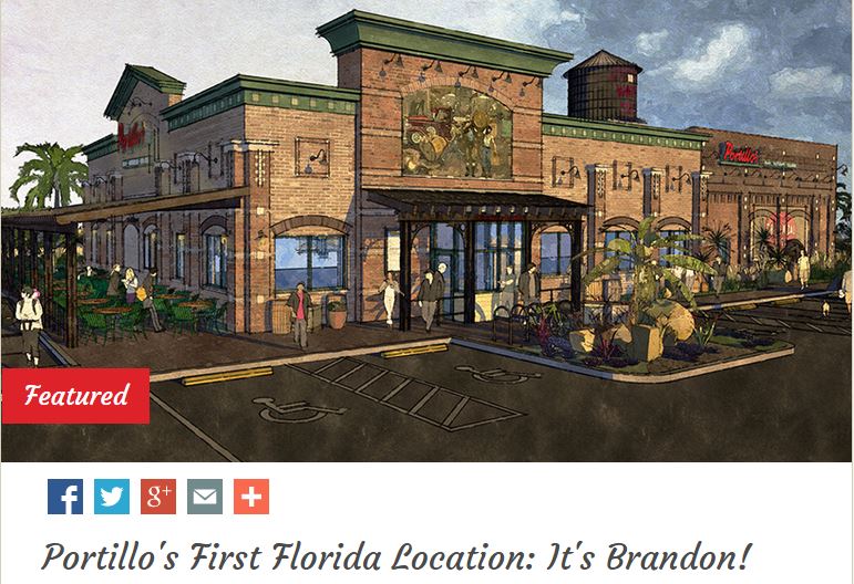 Portillo's announces new Brandon location | wtsp.com