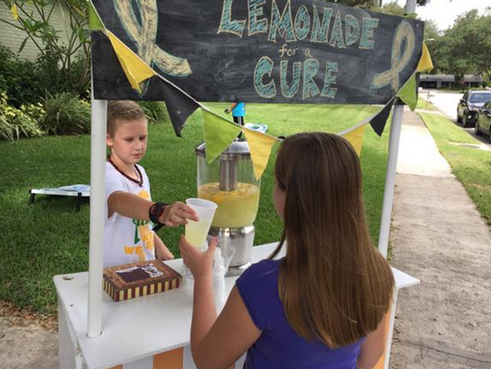 Cancer diagnosis leads to huge lemonade stand donations | wtsp.com