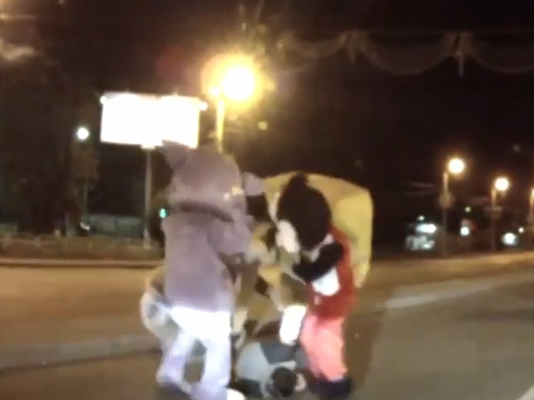 SpongeBob and Mickey Mouse not immune to road rage | wtsp.com