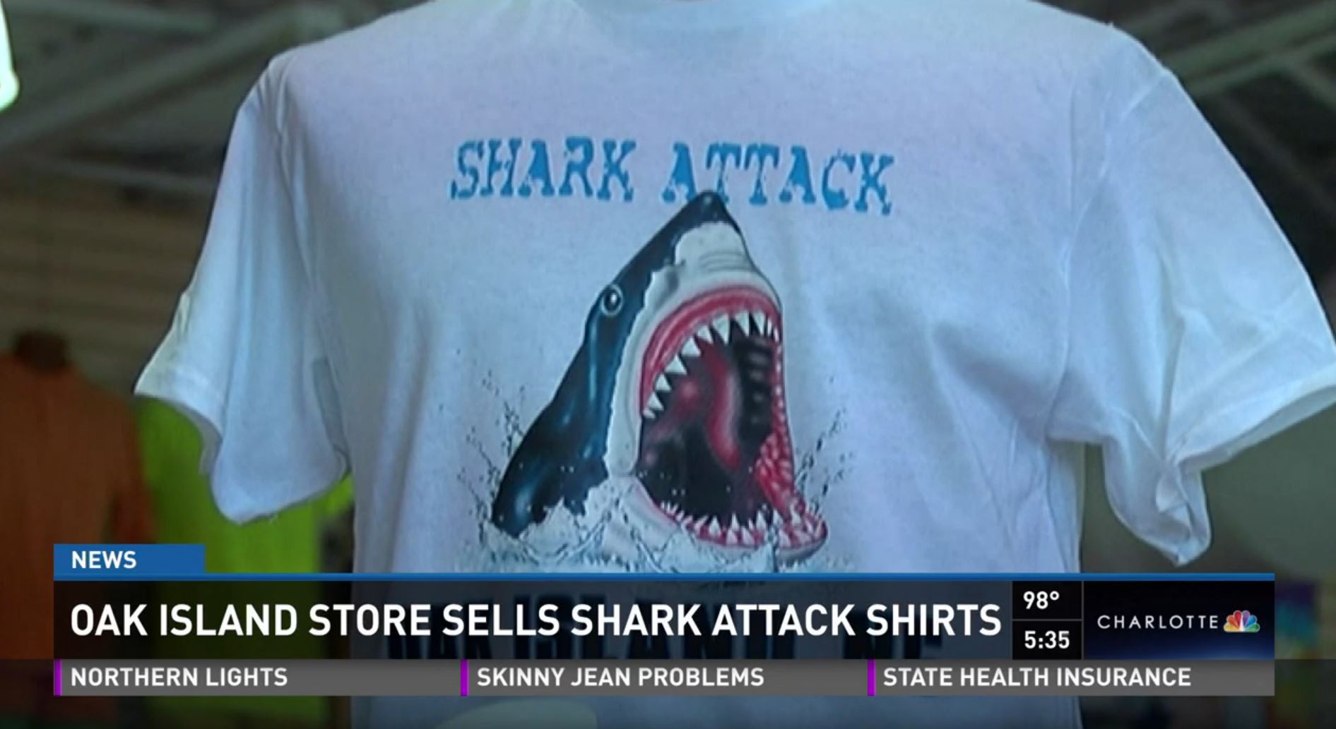 NC retailer sells "SHARK ATTACK" shirts | wtsp.com
