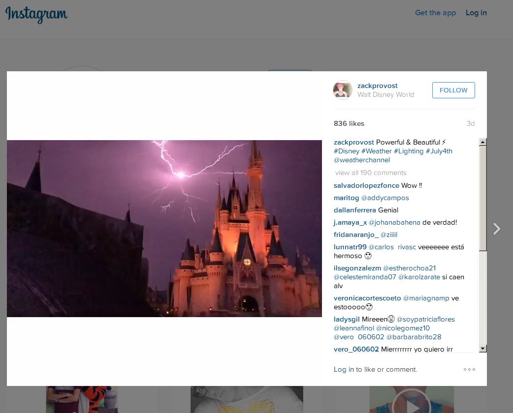 WATCH: Lightning Spotted Over Cinderella's Castle | wtsp.com