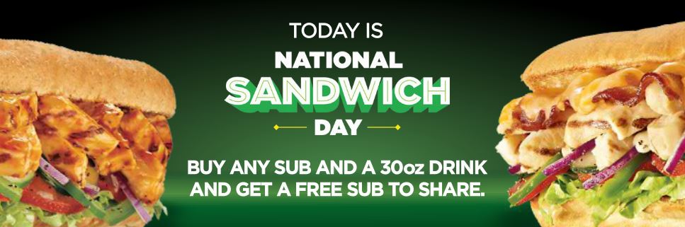 BOGO at Subway for National Sandwich Day | wtsp.com