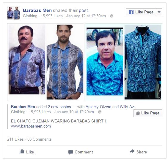 Most wanted shirt: L.A. company profiting off El Chapo's fashion | wtsp.com