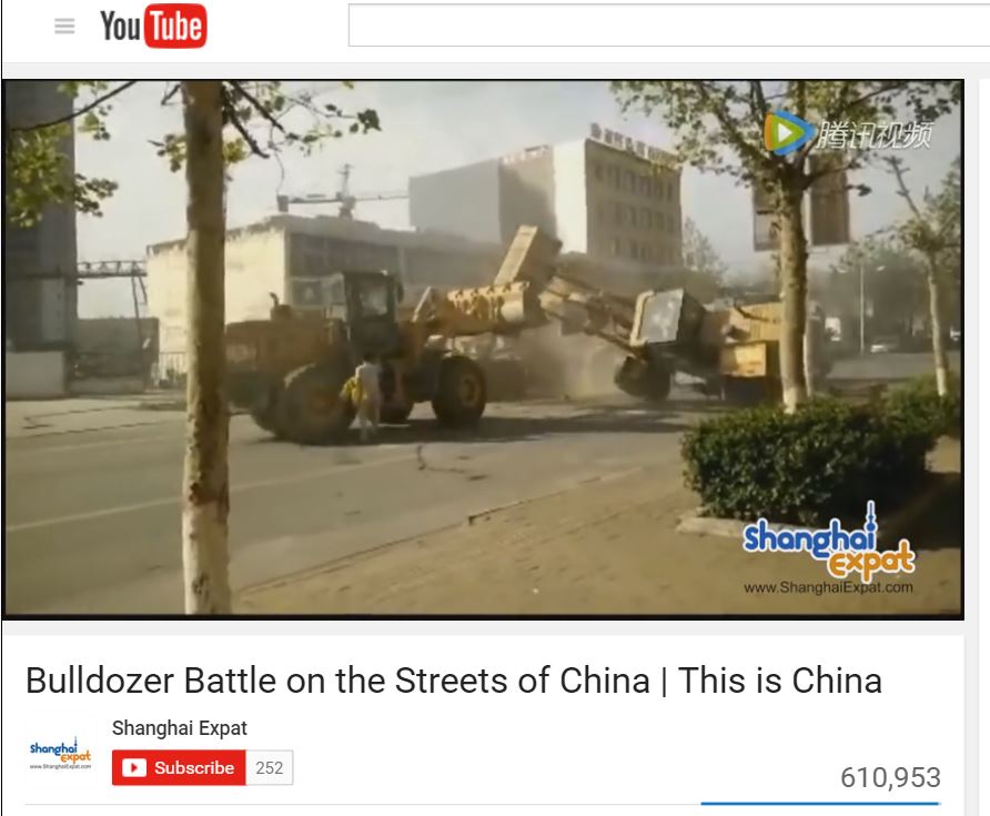 Video catches angry construction workers fighting with bulldozers ...