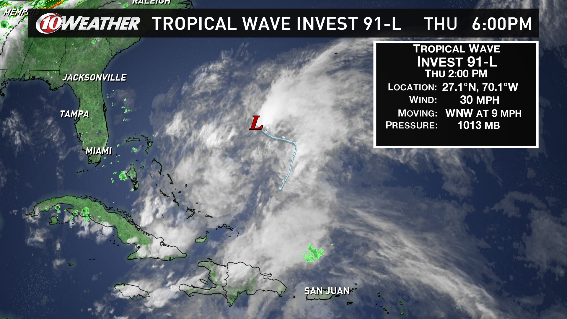 Tracking Invest 91-L closely | wtsp.com