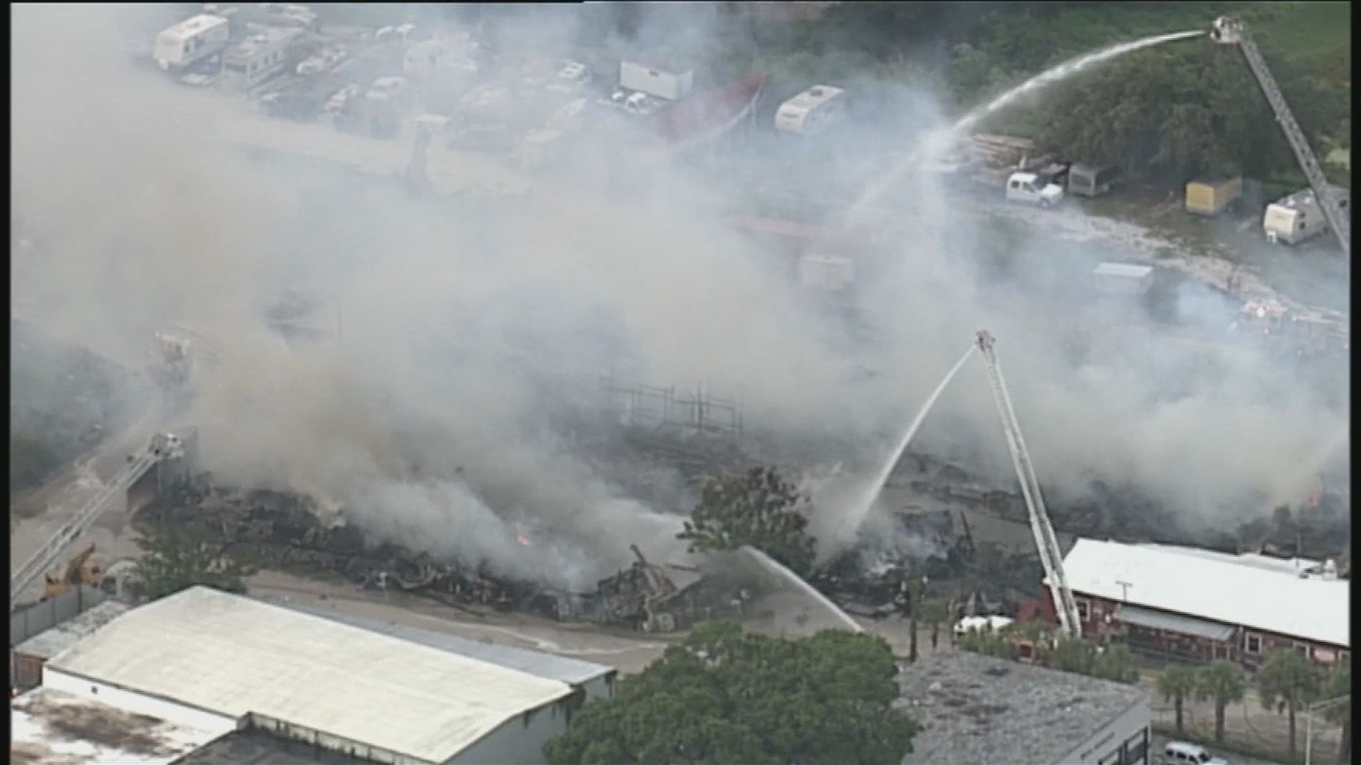 PHOTOS: Fire at JR's Old Packinghouse in Sarasota | wtsp.com