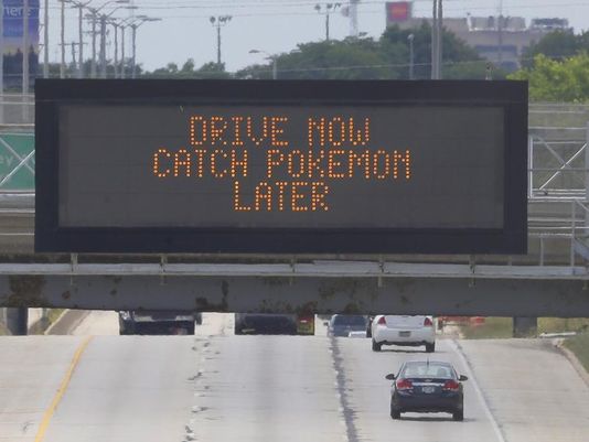 Wisconsin tells drivers to 'catch Pokémon later' | wtsp.com