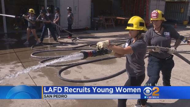 Los Angeles Fire Department hosts first 'Girls Camp' | wtsp.com