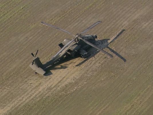 National Guard chopper lands in mud after emergency landing | wtsp.com