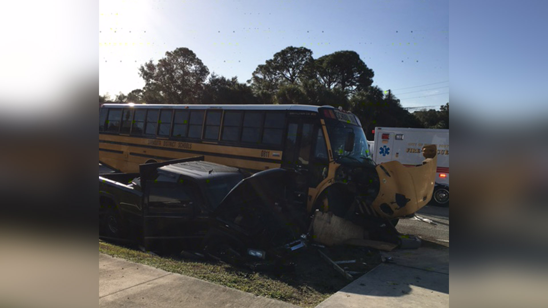 Two with minor injuries in North Port crash involving school bus | wtsp.com