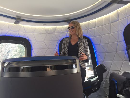 Jeff Bezos offers peek inside Blue Origin capsule | wtsp.com