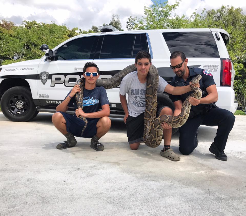 Teenagers catch 13-foot python near Everglades | wtsp.com
