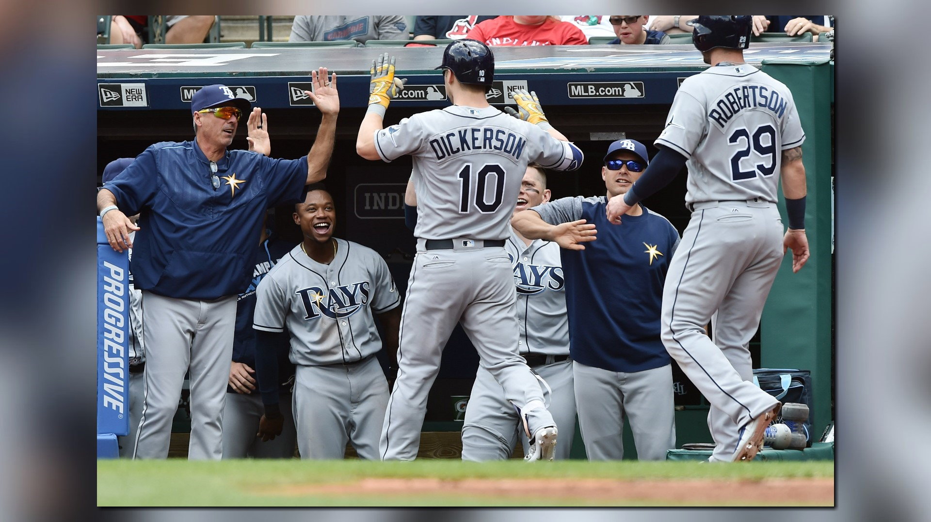 Dickerson, Cobb power Rays to 7-4 win over Indians | wtsp.com