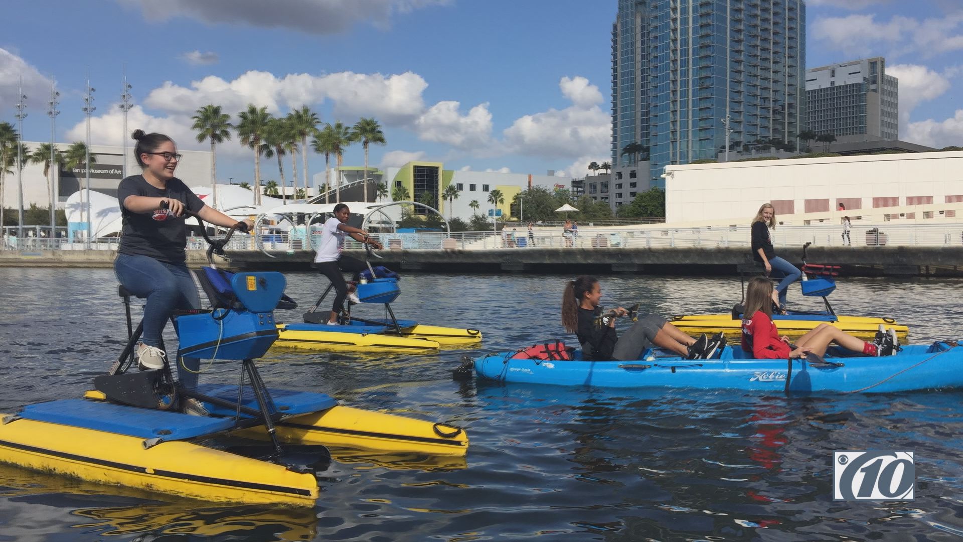 Tampa Bay Area Treasures: Water bike tour lets you take in Downtown ...