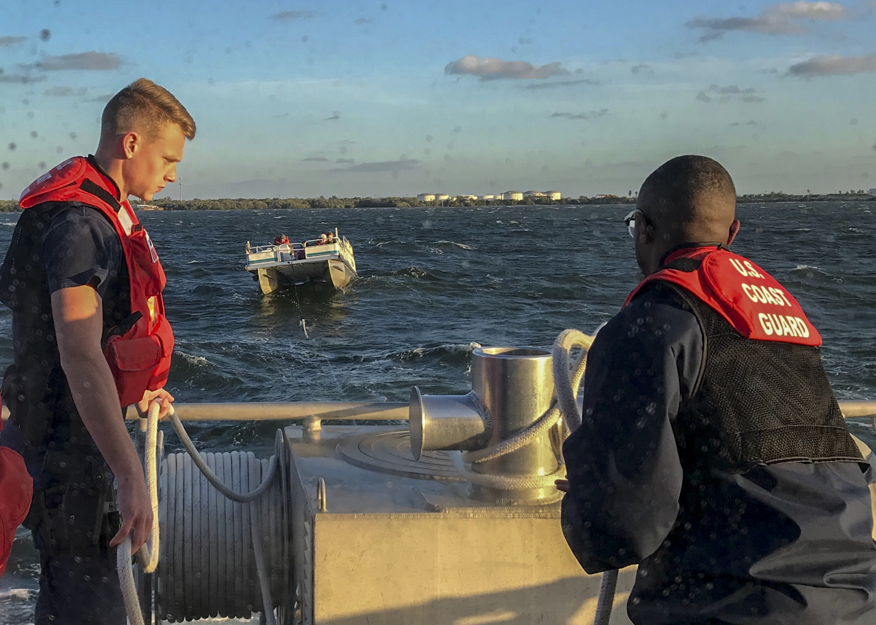PHOTOS: 5 people rescued from disabled boat in Tampa Bay | wtsp.com
